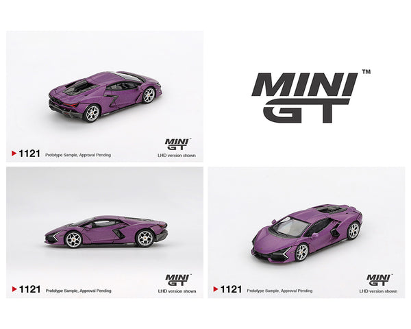 Mini GT 1121 Lamborghini Revuelto Viola 30th Matte | 1:64 Diecast ...