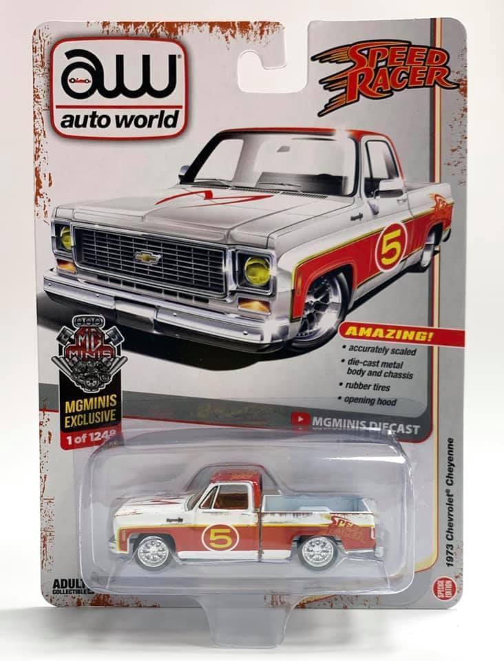 Auto World 1973 Chevy Cheyenne Speed Racer Rusty Version ...